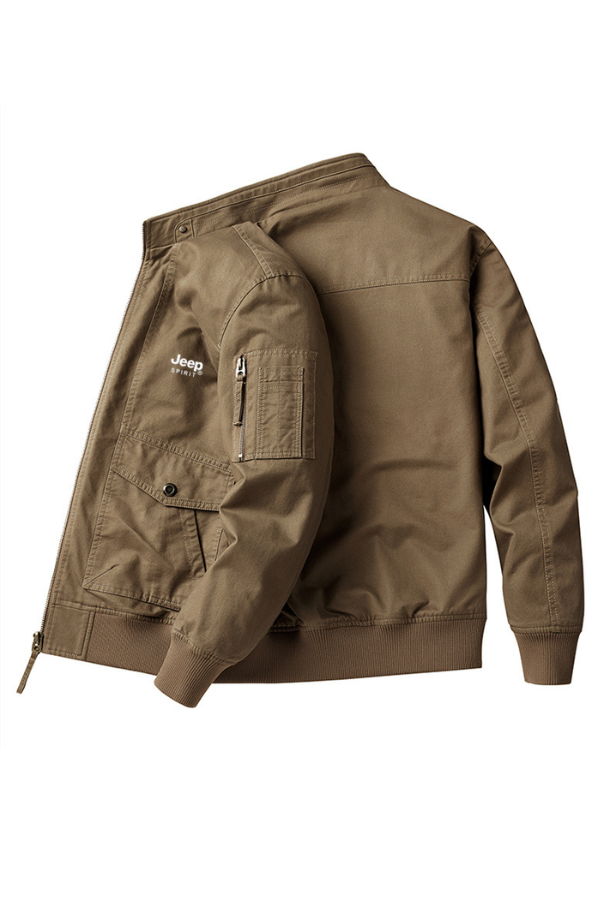 Military Style Utility Cargo Jacket - Marcus Store